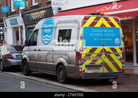 Thames Water van in Surrey, England, UK Stock Photo - Alamy