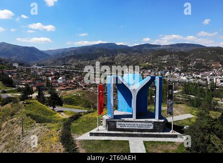 Kayi Boyu Monument in Bilecik, Turkey Stock Photo - Alamy