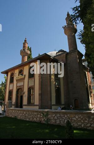 Located in Sogut, Turkey, the Hamidiye Mosque was built in 1905 Stock ...