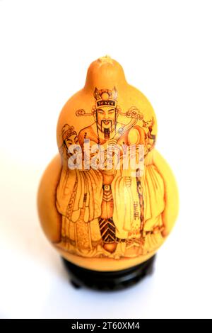 Gourd pyrographic artworks Stock Photo - Alamy
