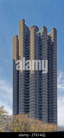Tracey Towers are brutalist residential towers designed by Paul Rudolph ...