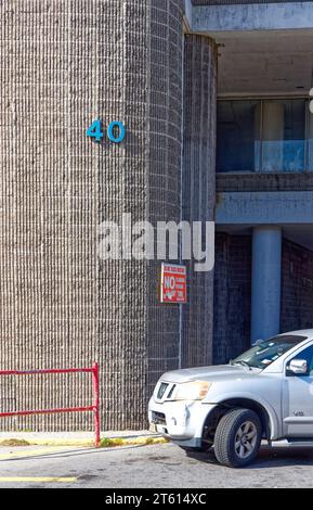 Tracey Towers are brutalist residential towers designed by Paul Rudolph ...
