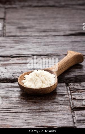 Organic gelatin powder also called hydrolyzed collagen Stock Photo - Alamy