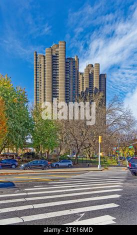 Tracey Towers are brutalist residential towers designed by Paul Rudolph ...