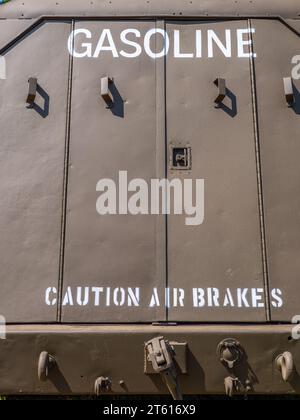 Rear of an American Military Vehicle - Vintage Stock Photo - Alamy
