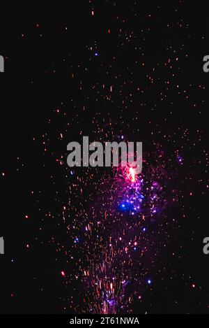 Fireworks Light Show Sparkles Stock Photo - Alamy