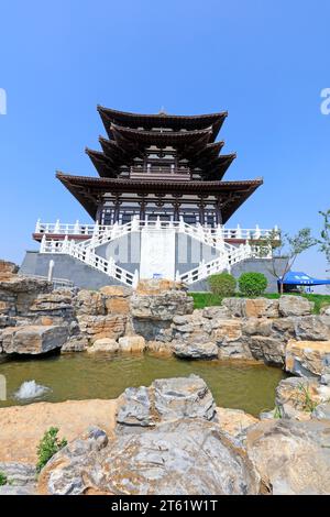 Traditional Chinese architectural scenery Stock Photo - Alamy