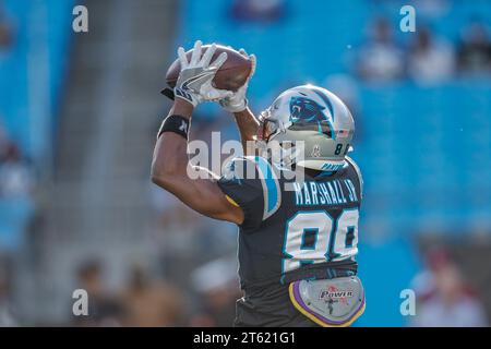 Carolina Panthers wide receiver Terrace Marshall Jr. (88) in action ...