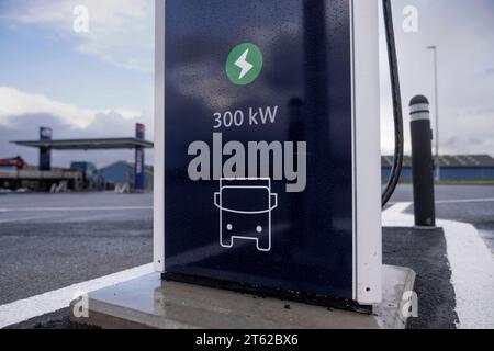 EDITOR NOTE: PICTURES FROM TUESDAY NOV 7. An Electric charging station ...