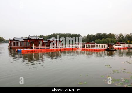 Park wharf scenery, Tangshan, China Stock Photo - Alamy