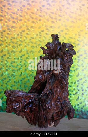 Root carving crafts Stock Photo - Alamy