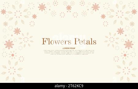 beautiful flower petals background design Stock Vector Image & Art - Alamy