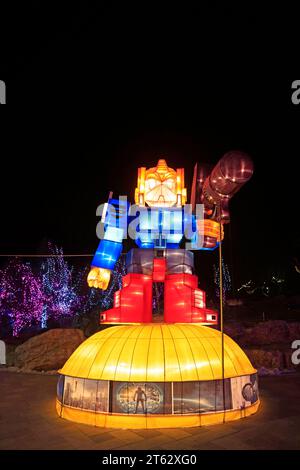 Transformers shape lantern Stock Photo - Alamy