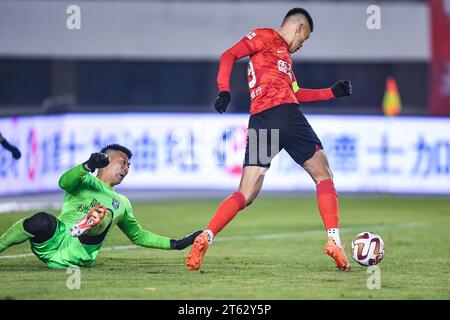 Wuhan Three Towns Football Club defeated Shenzhen Peng City Football ...
