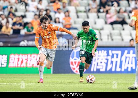 Beijing Guoan Football Club defeated Zhejiang Professional Football ...