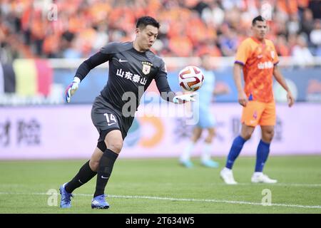 Shandong Taishan Football Club defeated Dalian Yingbo Football Club ...