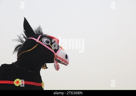 Donkey props of Chinese folk dance Stock Photo - Alamy