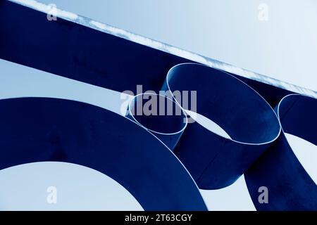 Arc steel plate structure Stock Photo - Alamy
