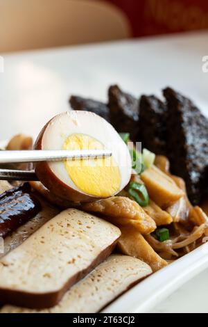 Delicious Taiwanese traditional mixed lu wei, lou mei, braised dishes ...