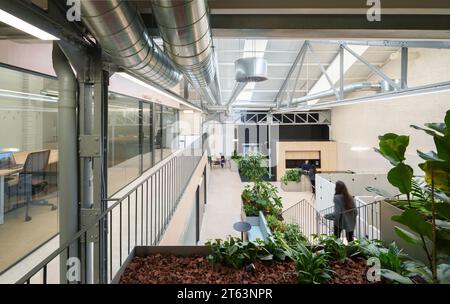 Modern coworking office in Madrid, Spain, featuring a spacious meeting ...
