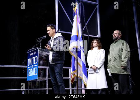 Brett Gelman speaks at the rally "30 Days Later"- Coming together in ...