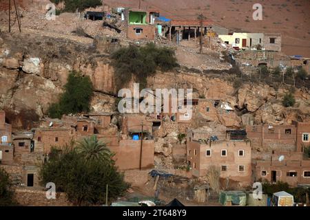 earthquake damage in the atlas mountains of morocco Stock Photo - Alamy
