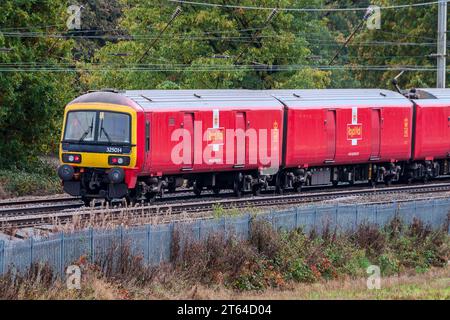 Electric Multiple Unit (EMU) train arrives at Tegalluar High Speed ...