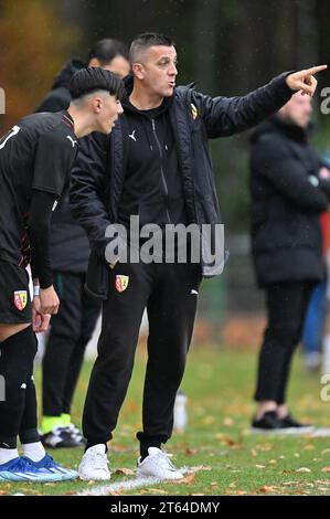 Ismael Aouad (13) of RC Lens pictured during the Uefa Youth League ...