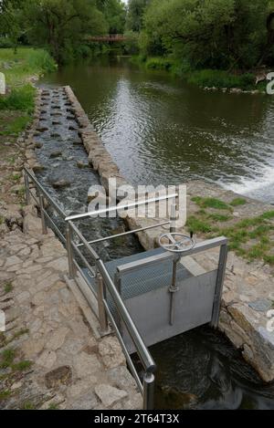 Fish ladder, crailsheim, jagst jagsttal, schwaebisch hall, baden ...