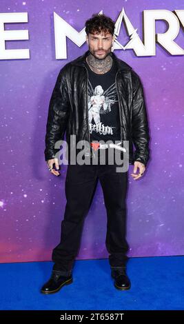 Declan Doyle attends the gala screening of The Marvels at Cineworld ...