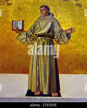 Saint Anthony of Padua (1195-1231). Portuguese Franciscan priest and ...