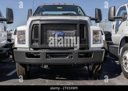 Plainfield - Nov 5, 2023: Ford F-650 SD Gas Straight Frame display ...
