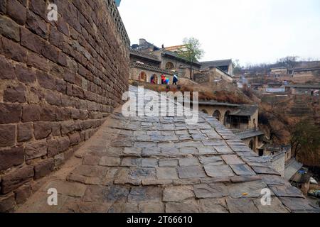 Shanxi Mountain Village Architectural Scenery in China Stock Photo - Alamy
