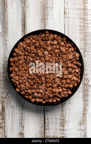 round shape chocolate in a small box on table Stock Photo - Alamy