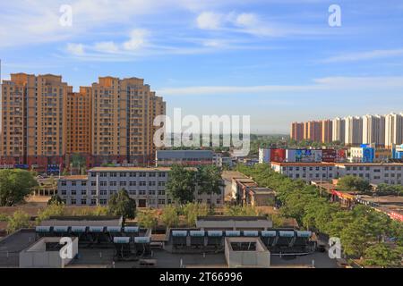 Urban architecture scenery, Tangshan, China Stock Photo - Alamy
