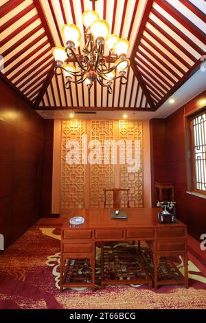 Chinese style hotel rooms, close-up photos Stock Photo - Alamy