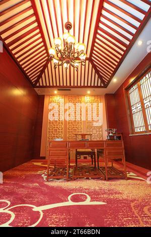 Chinese style hotel rooms, close-up photos Stock Photo - Alamy