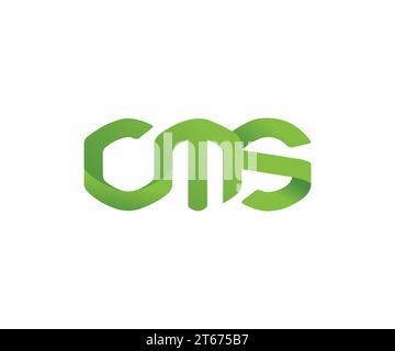 CMS circle letter logo design with circle and ellipse shape. CMS ...