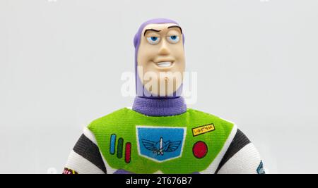 Buzz Lightyear hand puppet from Toy Story Movie Stock Photo - Alamy