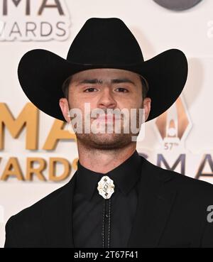 Greylan James arriving to the 57th Annual Country Music Association ...
