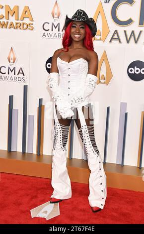 Reyna Roberts arriving to the 57th Annual Country Music Association ...