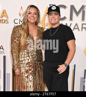 Daira Eamon and Lily Rose arriving at the 2023 CMT Music Awards held at ...