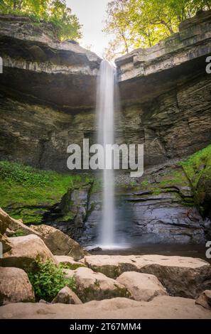 Carpenter Falls in the Finger Lakes, Niles New York Stock Photo - Alamy
