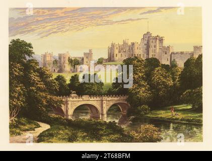 Alnwick Castle Lydon Stock Photo - Alamy