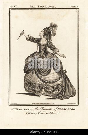 Mrs Elizabeth Hartley in the character of Lady Jane Grey in John Banks ...