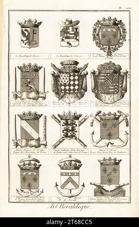 Orleans Coat of Arms Stock Photo - Alamy