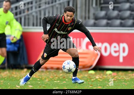 Ayanda Sishuba (10) of RC Lens pictured during the Uefa Youth League ...