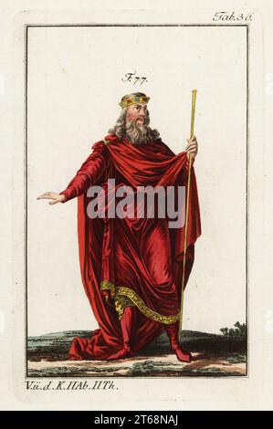 King Clovis I (c. 466511) founder of the Merovingian dynasty Stock ...