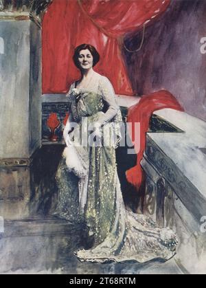 Studio portrait of Miss Miriam Clements, or Mrs. Cecil Ainsley Walker ...