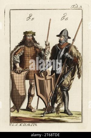Marcomanni and Quadi warriors Stock Photo - Alamy